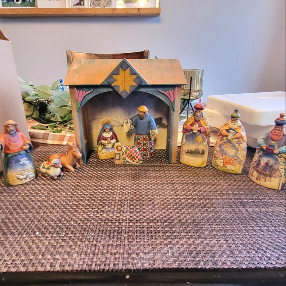 Jim Shore | Holiday | Vintage Enesco Jim Shore Vtg Heartwood Creek ...